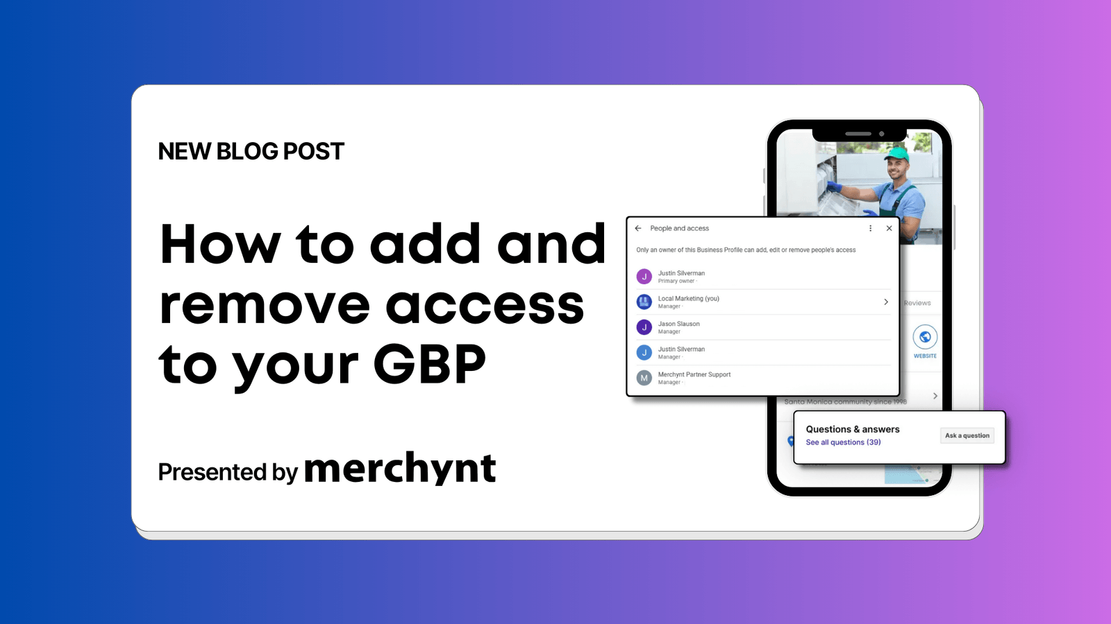 Add & Remove Users in Google Business Profile | 2025 Guide